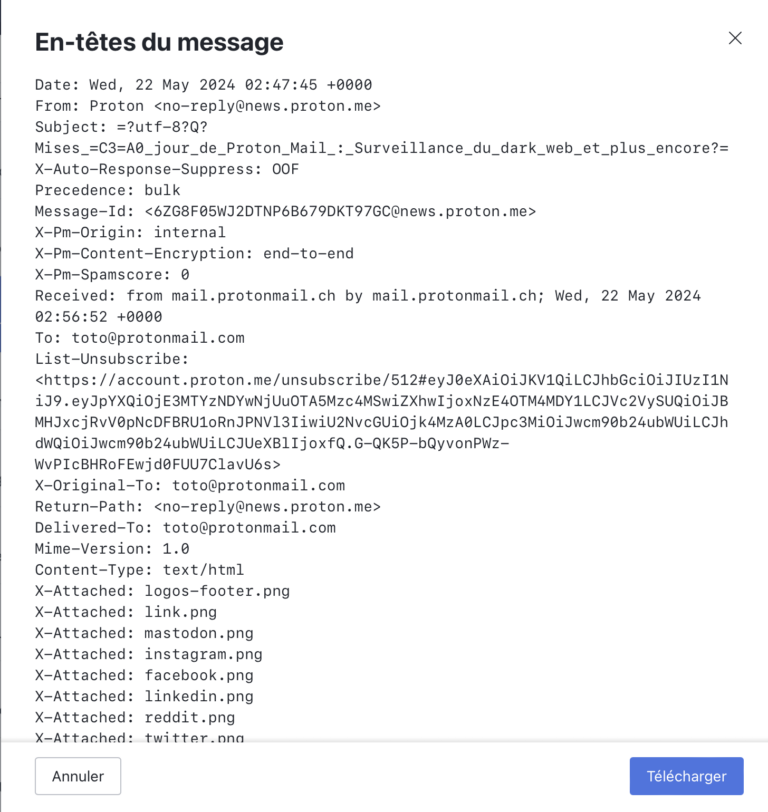 Comment trouver le code source d'un e-mail ? ⋆ Signal Spam